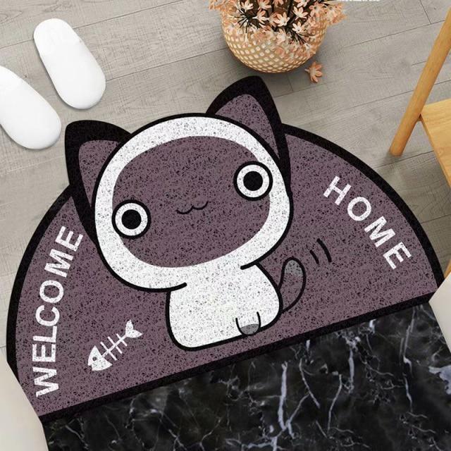 Cartoon Cat Floor Mat - Super Kitty Cats