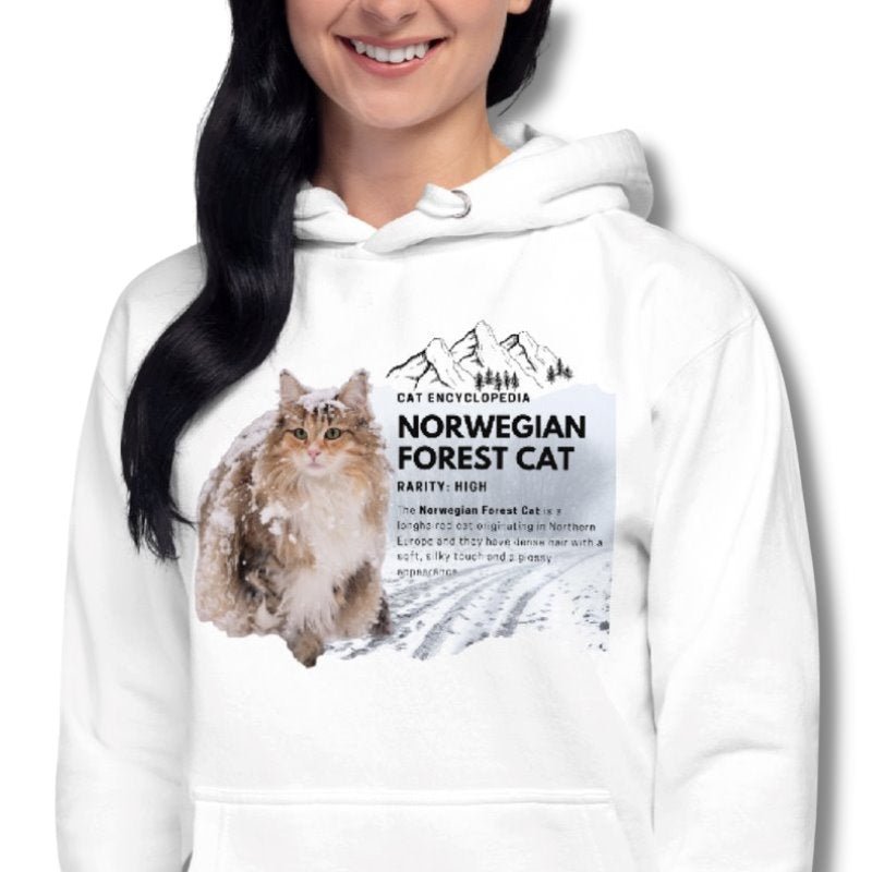 Norwegian Forest Cat Hoodies - Super Kitty Cats