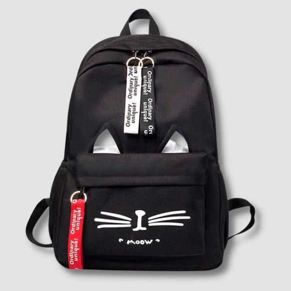 Trendy Cartoon Cat Backpack - Super Kitty Cats